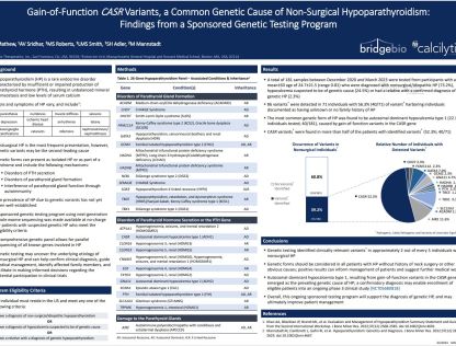 Bridgebio shares data that shows ADH1 is a common genetic form of ...